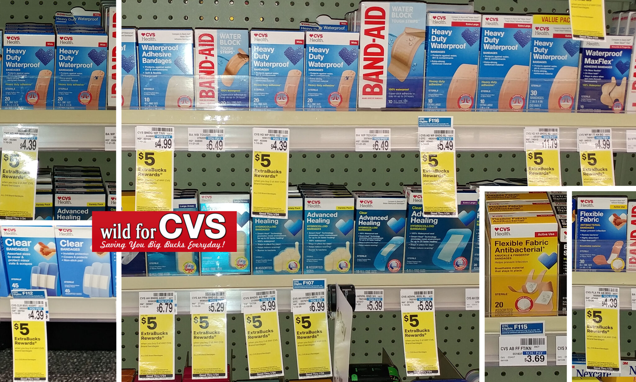 CVS Health Bandages As Low As 45¢ Each